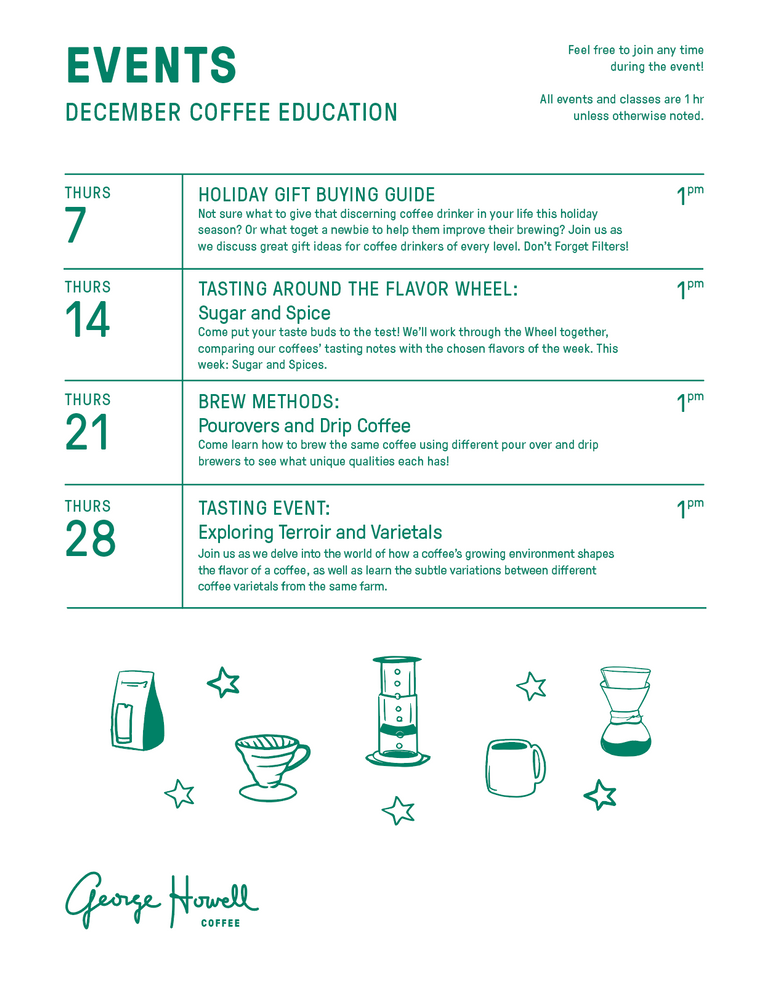 Classes – George Howell Coffee